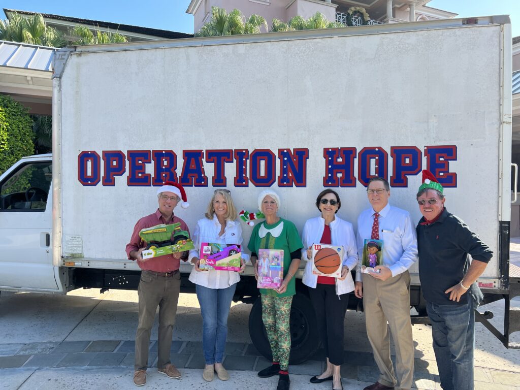 Operation Hope's Holiday Toy Pickup at Orchid Island Golf & Beach Club
